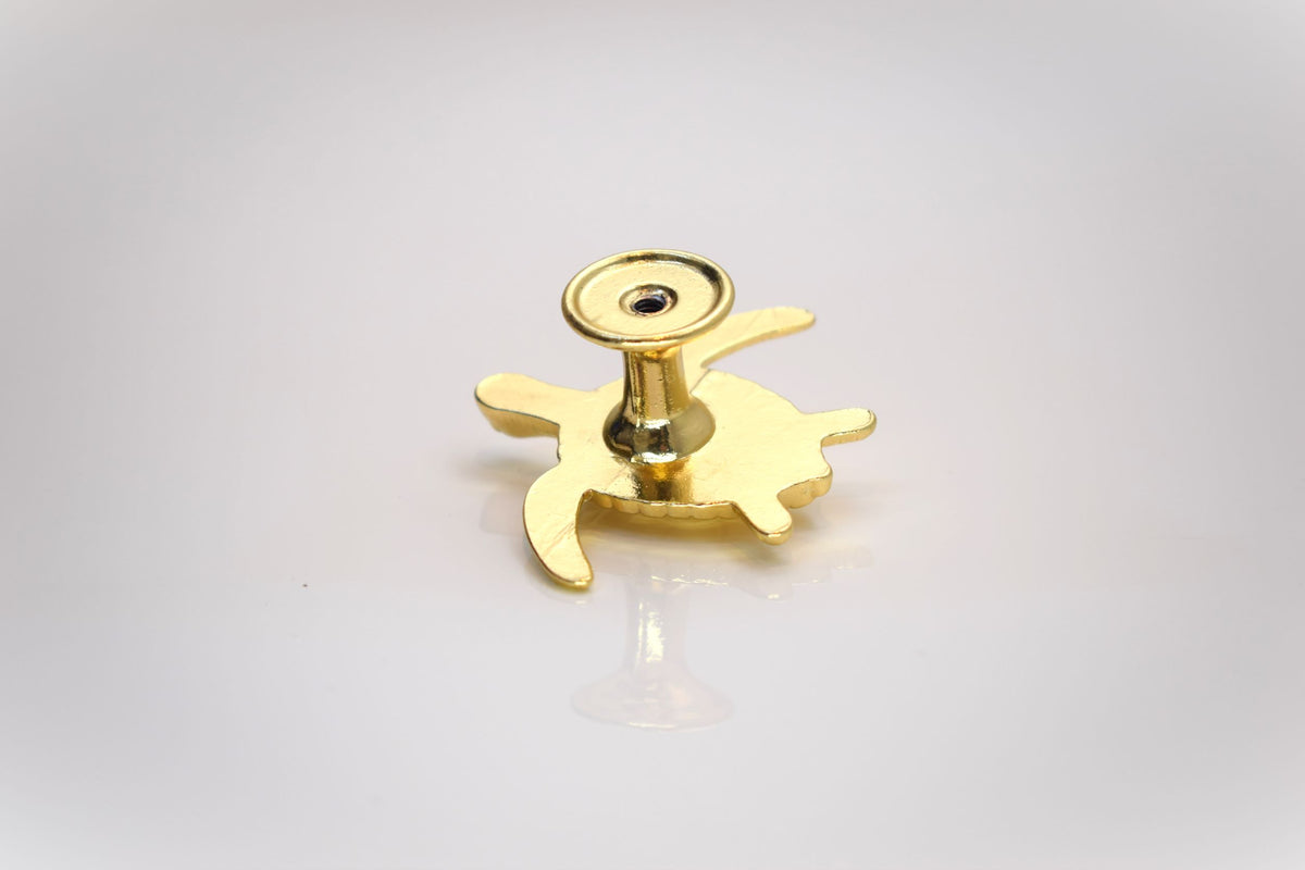 Sea Turtle Knob - Gold (Premium) – Knobs to your door